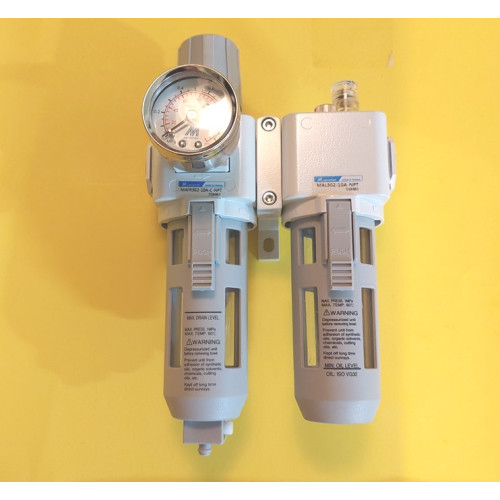Mindman MACP302-10A, Filter, Regulator, Lubricator, 3/8" NPT, with ...
