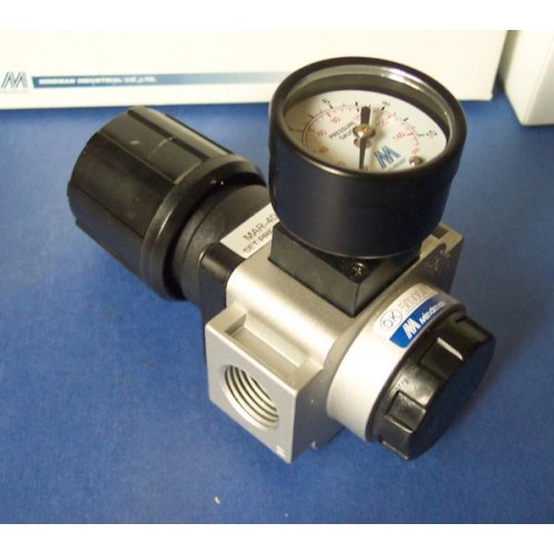 Mindman Regulator, MAR300-08A-C-NPT, 1/4 NPT Regulator